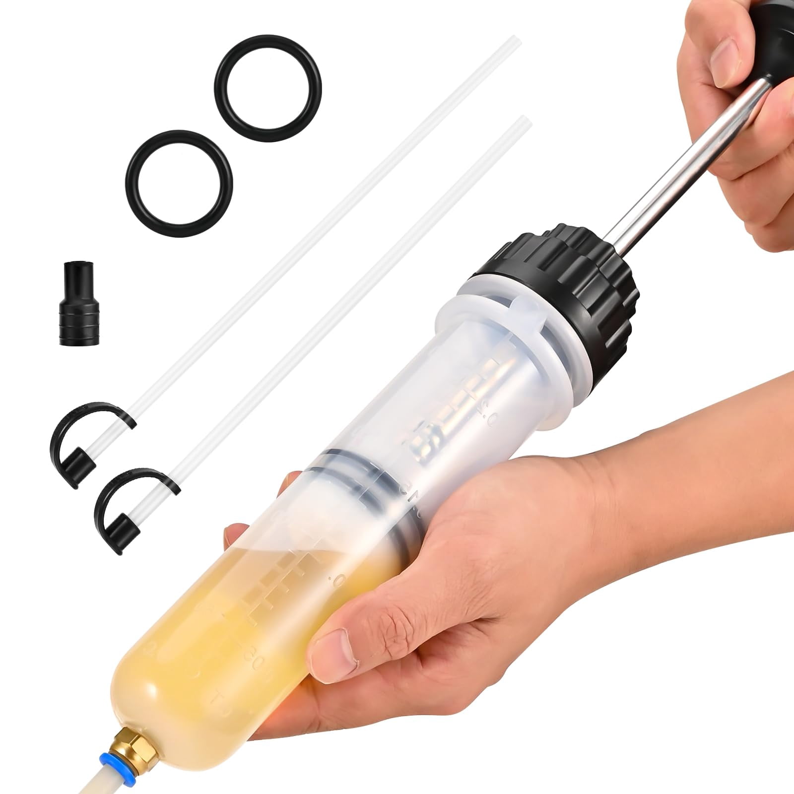 200CC Automotive Fluid Extractor Pump, Premium Manual Extraction & Fill ...