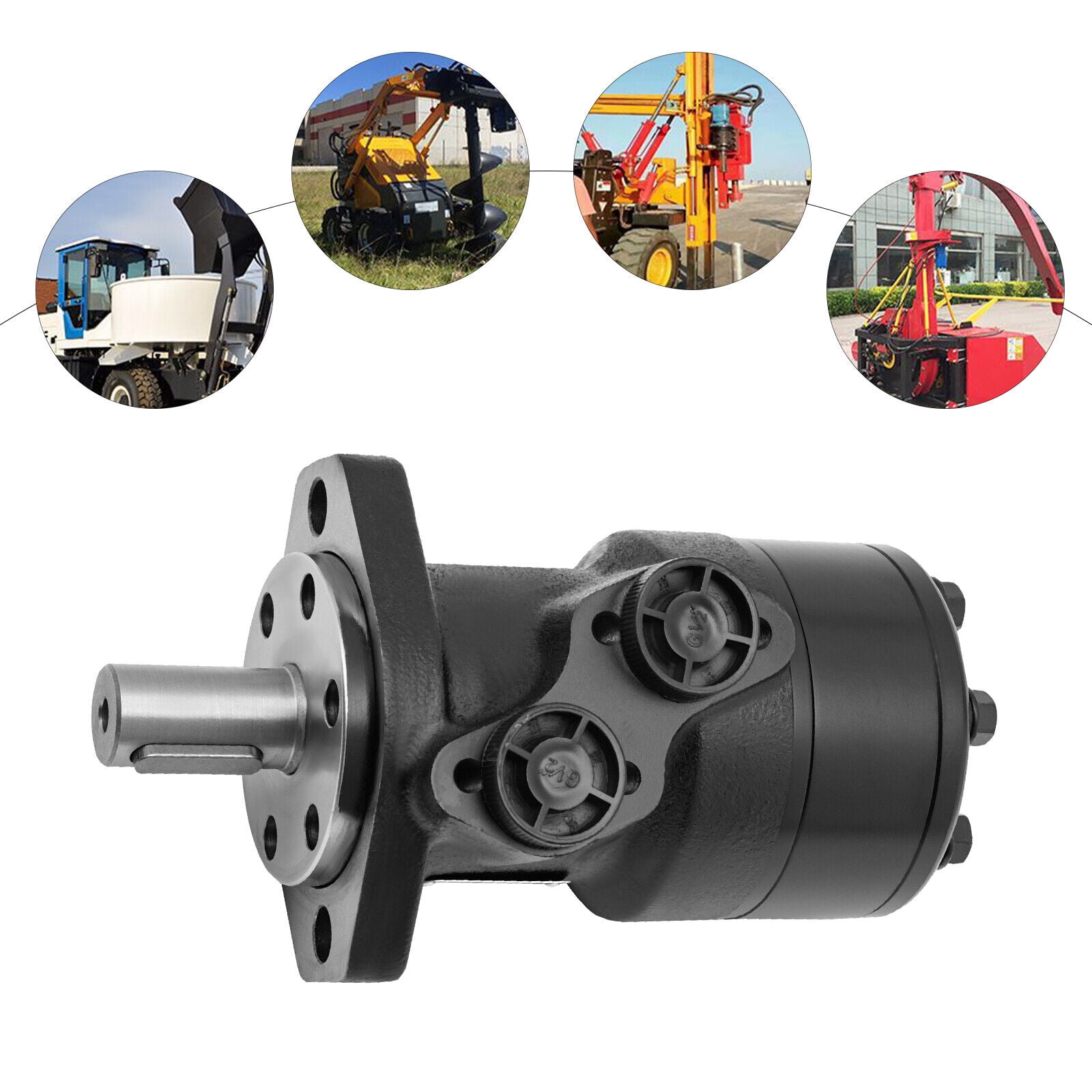200CC G1/2 Inch Port 284/339 RPM BMR-200 Hydraulic Mechanical Motor ...