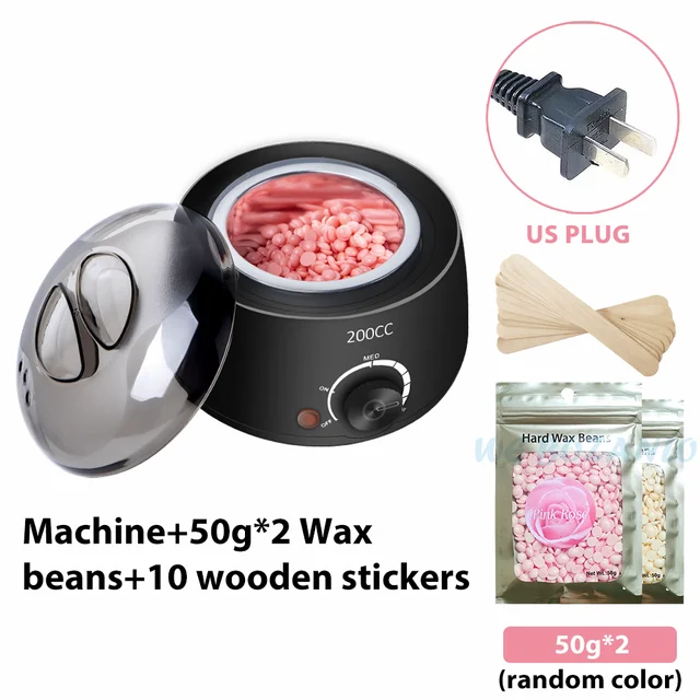 200CC Wax Heater Warmer Hair Removal Machine For Hand Foot Body SPA ...