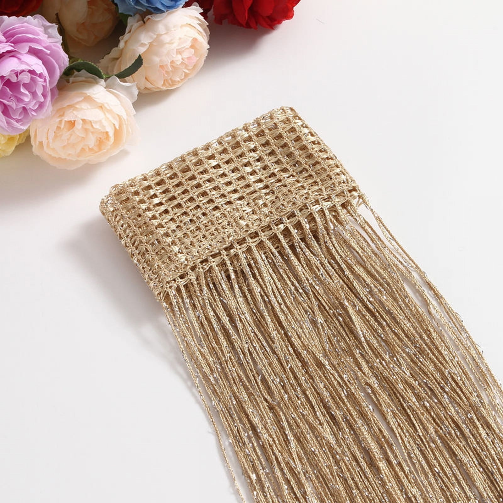 200Cm*100Cm Fringe String Window Curtain Bead Chain Fringe Panel Room ...
