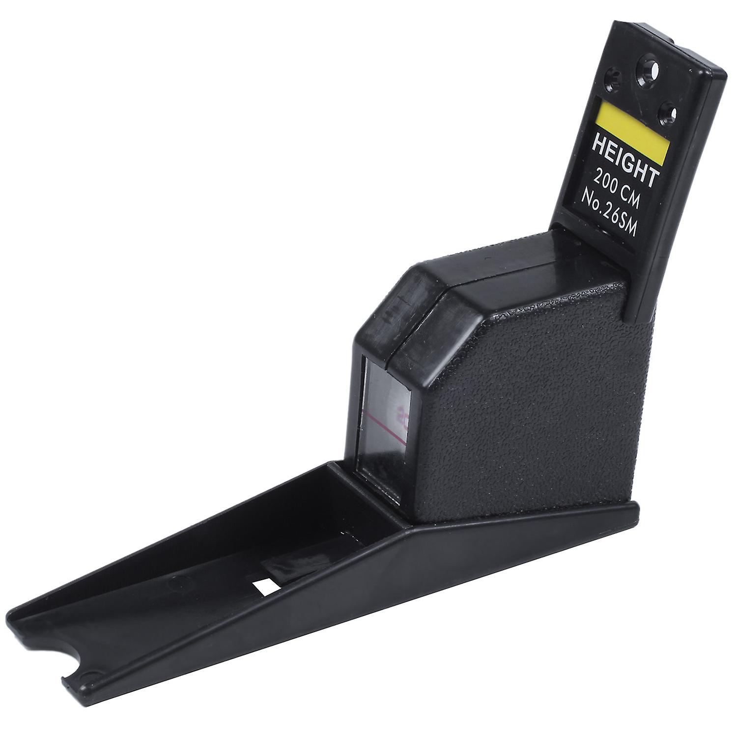 200Cm Stadiometer Black Wall Mounted Height Meter Growth Ruler Cm ...