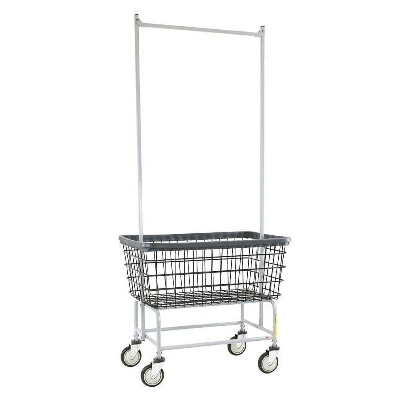 200F56-D7 Dura-Seven Anti-Rust Coating Wire Laundry Cart with Double ...