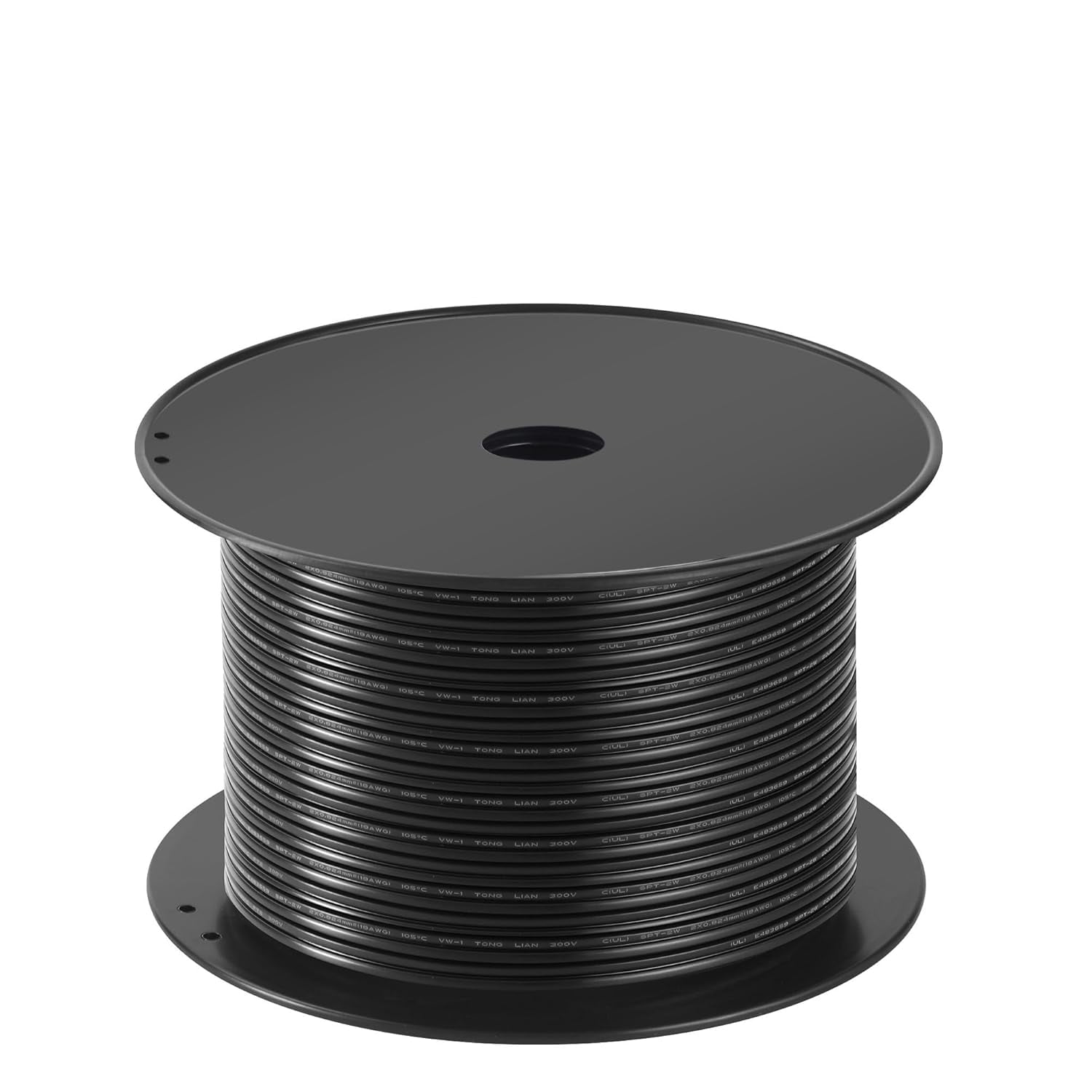 200FT 18/2 Electrical Wire, 18 Gauge 2 Conductors Lighting Copper Wire ...