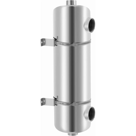 200KBTU Swimming Pool Heat Exchanger Pool Heat Exchanger 304 Stainless ...