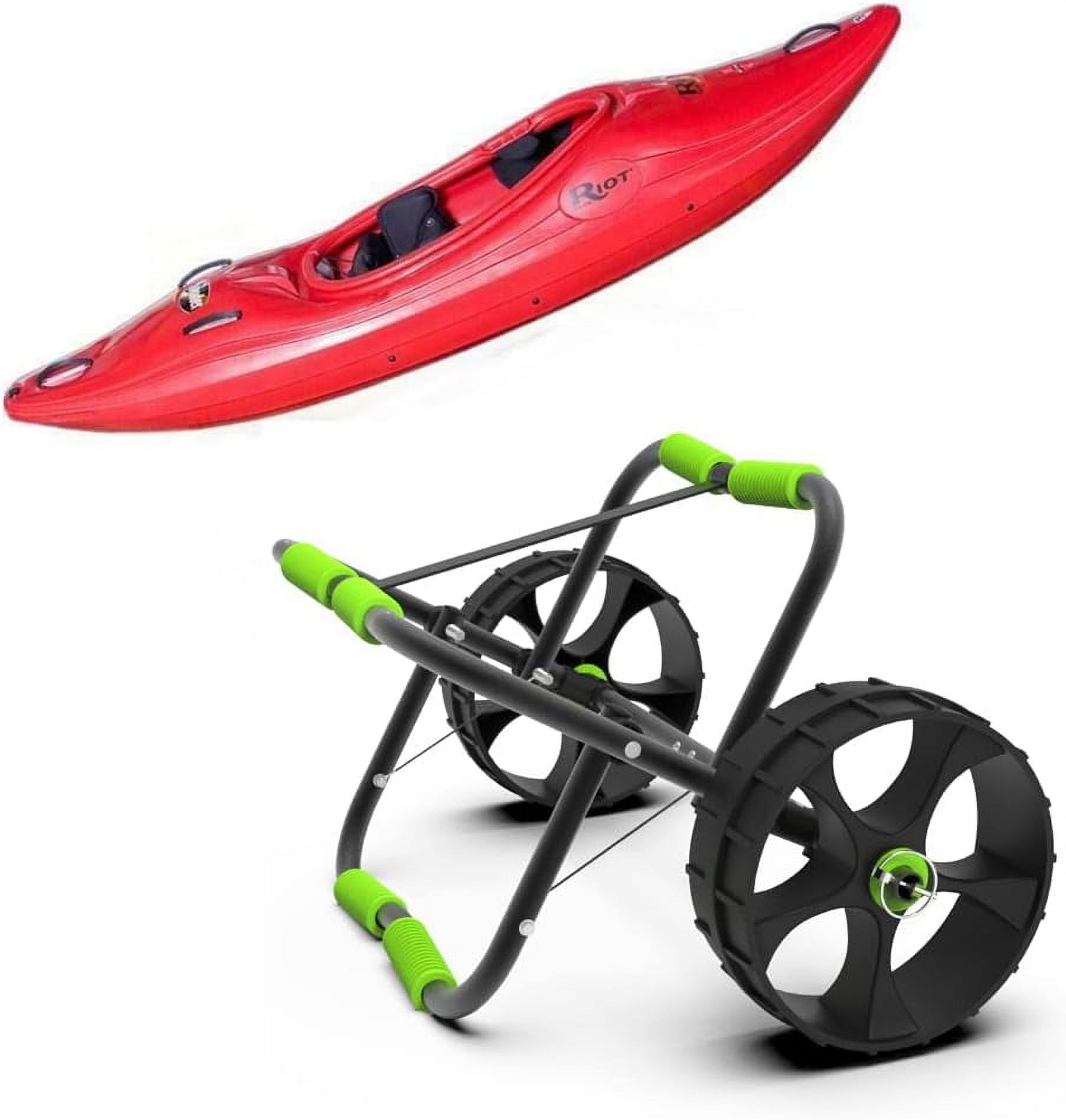 FDB 200LBS Universal Folding Bend Kayak Canoe Boat Carrier Dolly ...