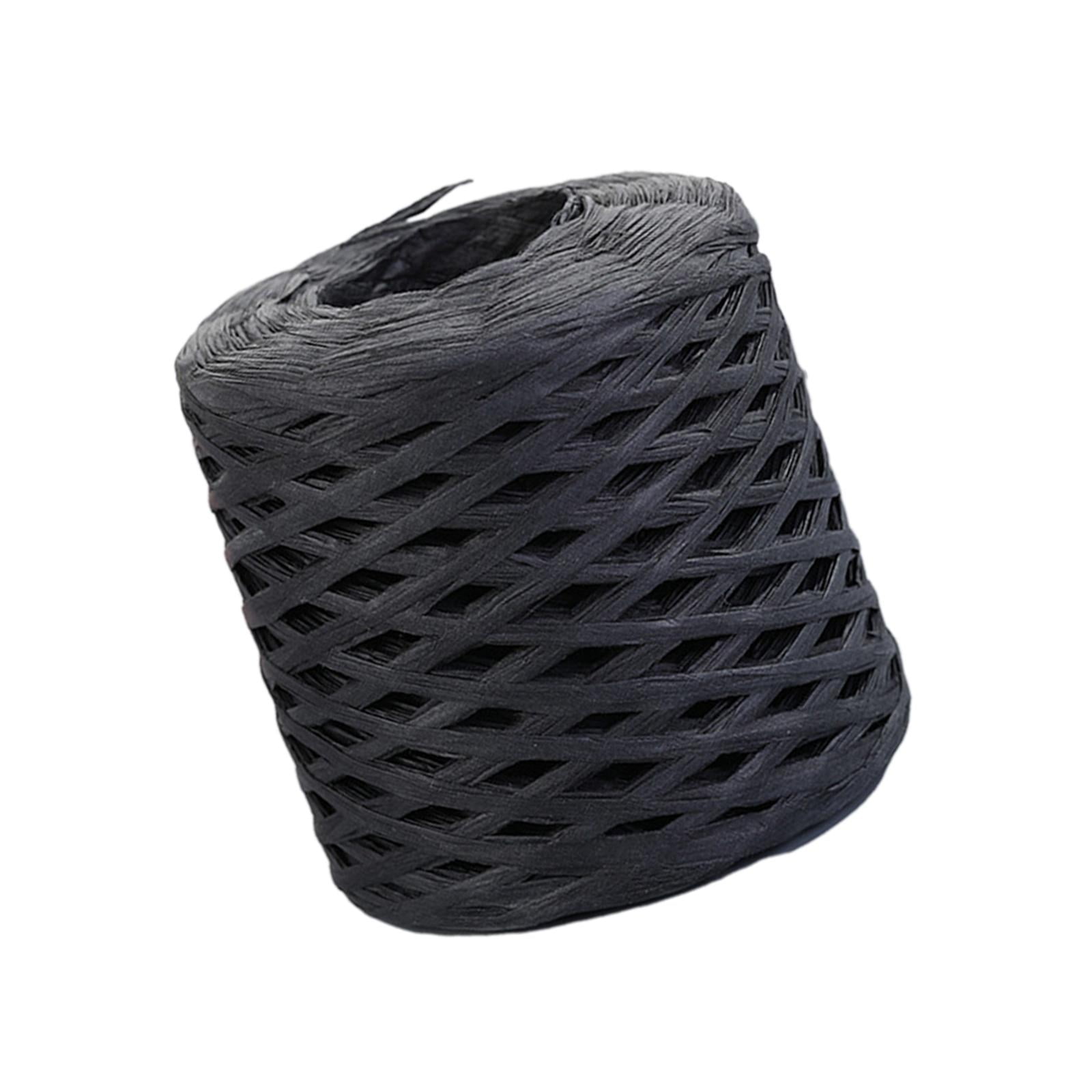 200M/Roll Raffia Paper Ribbon Ornament Recyclable Durable for Weaving ...