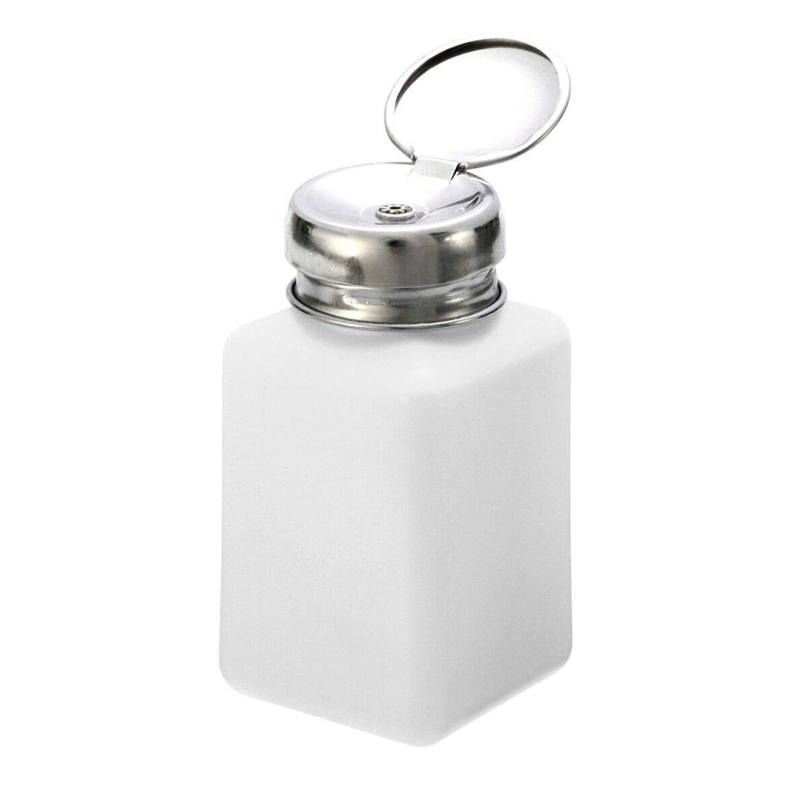 200ML Liquid Alcohol Press Empty Bottle Push Down Liquid Pump Dispenser ...