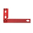 200MM Scale Ruler L-Type Hole Ruler Aluminum Alloy Woodworking Scribing ...