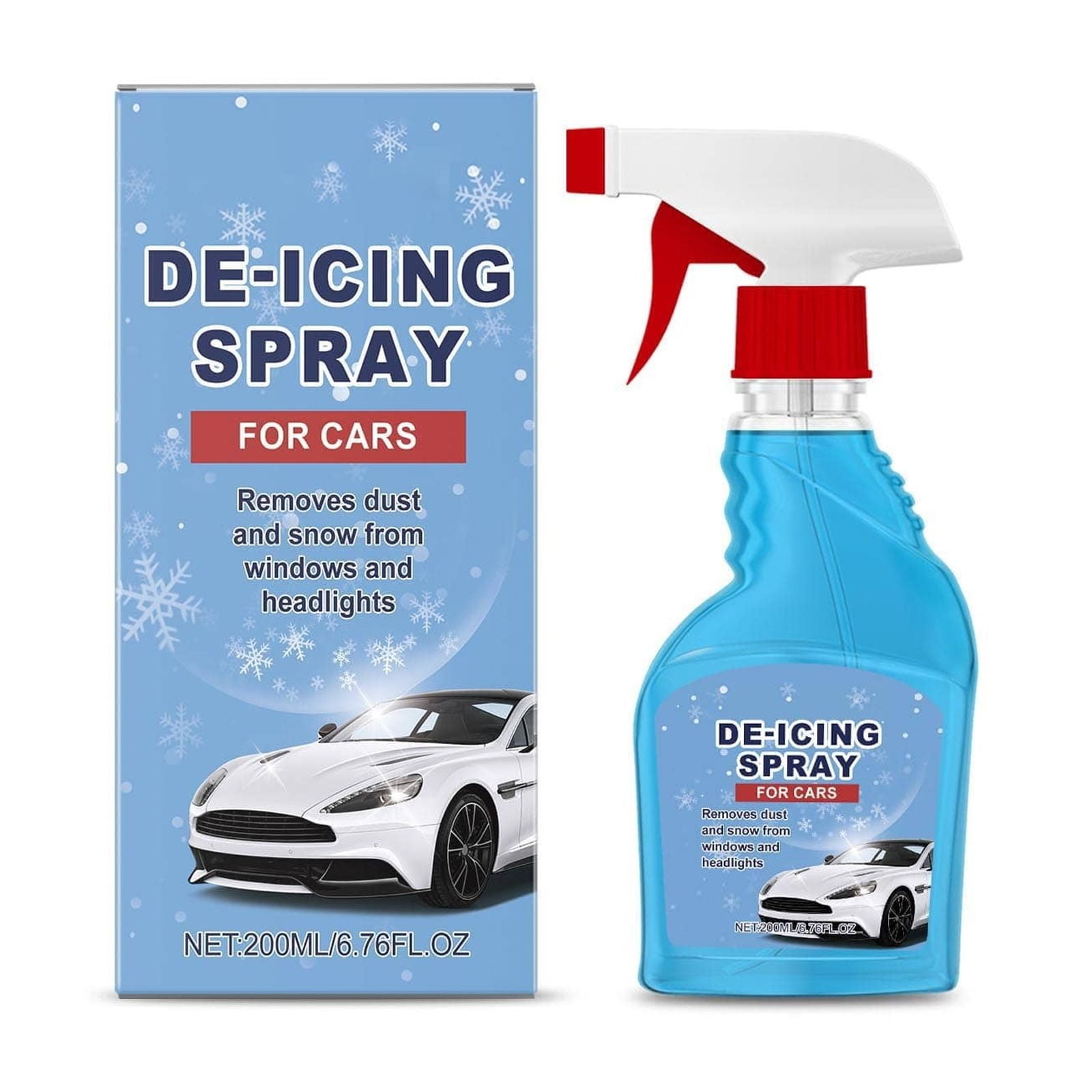 200Ml Icing Spray For Car Windows Ice Removal And Anti-Freeze ...