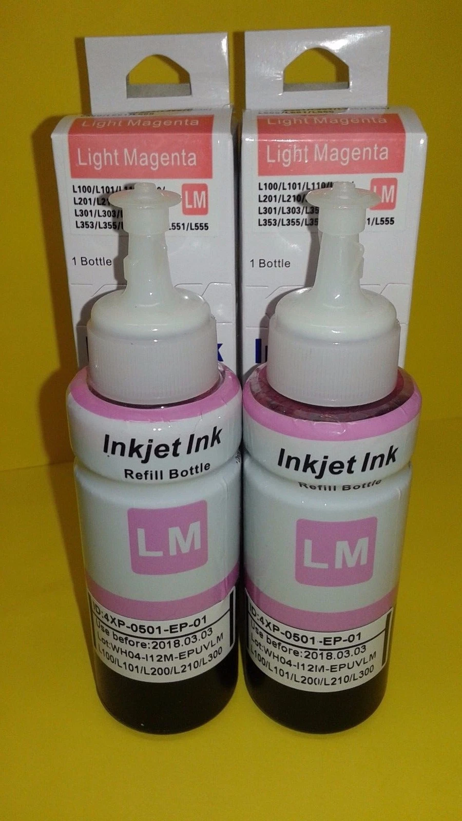 200Ml Refill Ink Magenta Light For Epson Compatible L800 L801 T067 L805 ...