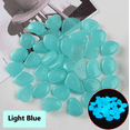 200PC Glow in The Dark Pebbles, 3mm Colorful Luminous Stones, Glowing ...