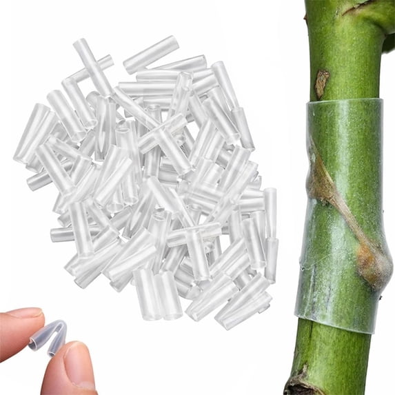 200PC Silicone Grafting Sleeves for Fruit Trees,2026 Elastic Thin ...