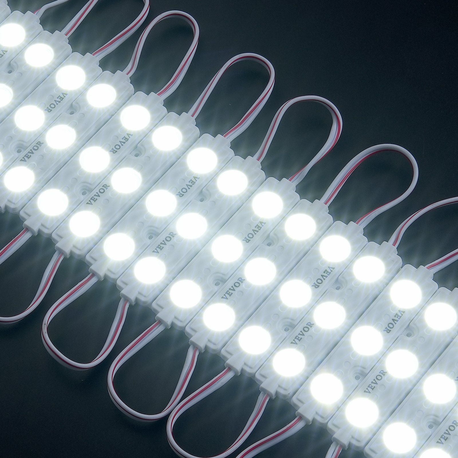 200PCS 12V LED Storefront Lights, 108ft Waterproof 5730 SMD 3-LED Strip ...