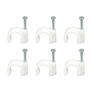 QualGear 4mm Cable Clips, Black, 100 Pack, CC4-B-100-P - Walmart.com