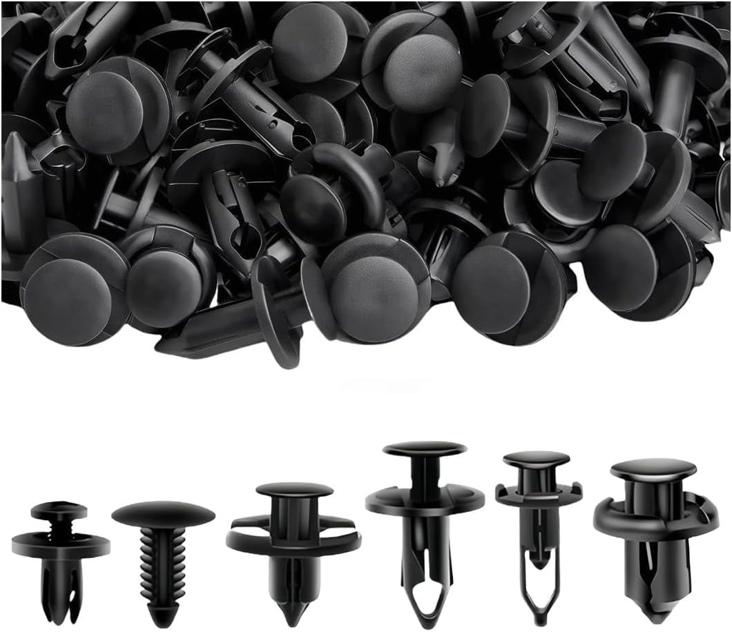 200PCS Car Retainer Clips 6mm 7mm 8mm 9mm 10mm Expansion Screws ...