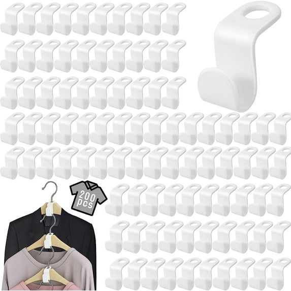 200PCS Connector Hooks Hanger Extenders,Heavy Duty Cascading Connection ...