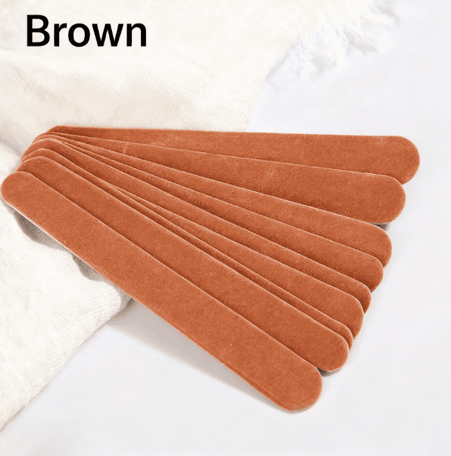 200PCS Disposable Colored Wooden Nail Buffers 4.53"x0.47"x0.35 ...