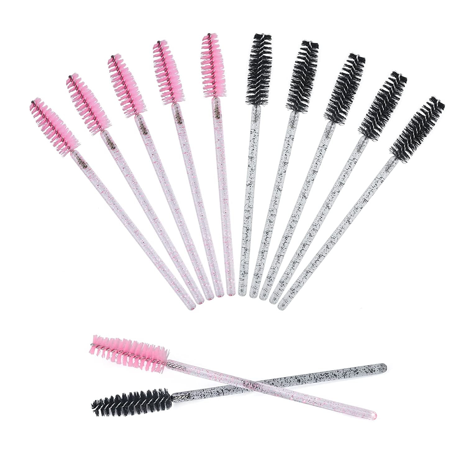 200PCS Disposable Crystal Eyelash Mascara Brushes Wands Applicator ...