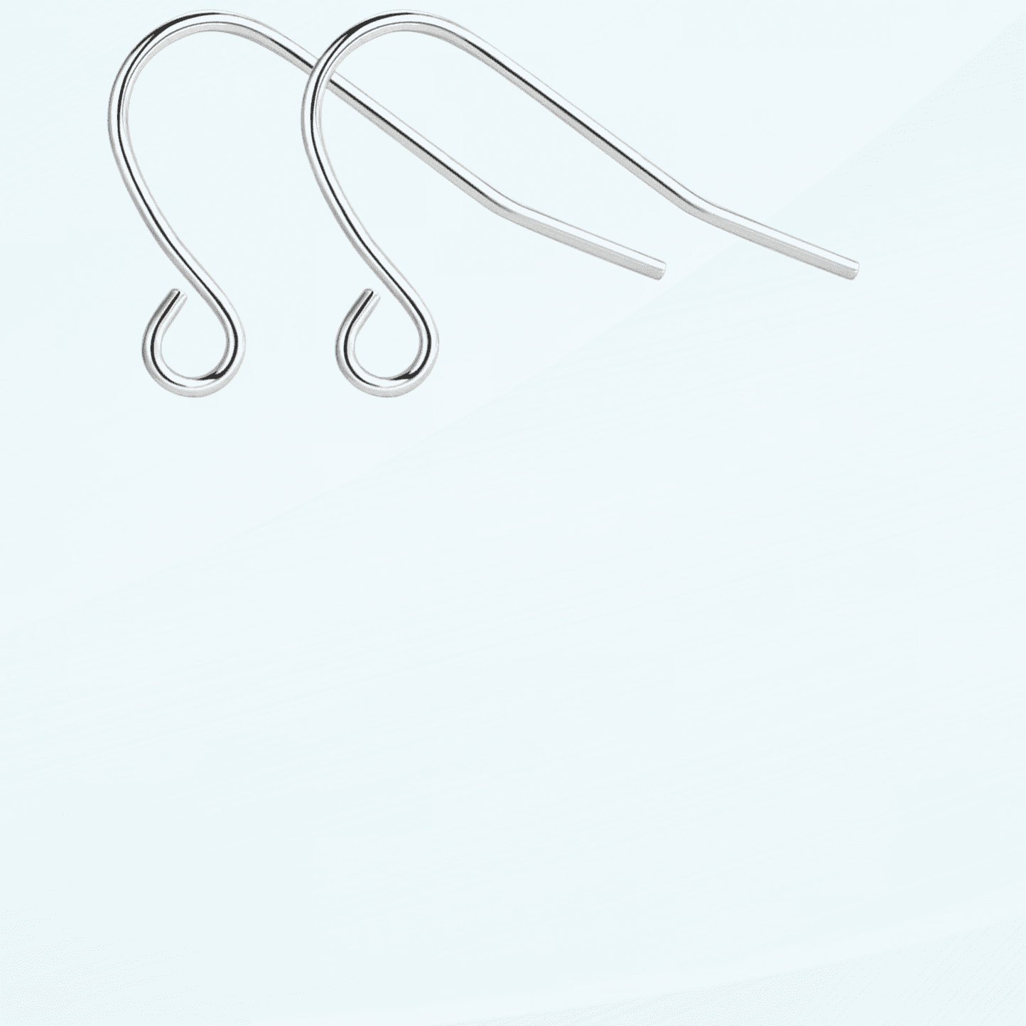 200PCS Earring Hooks Silver Plated Hypoallergenic Fish Hook Ear Wires ...