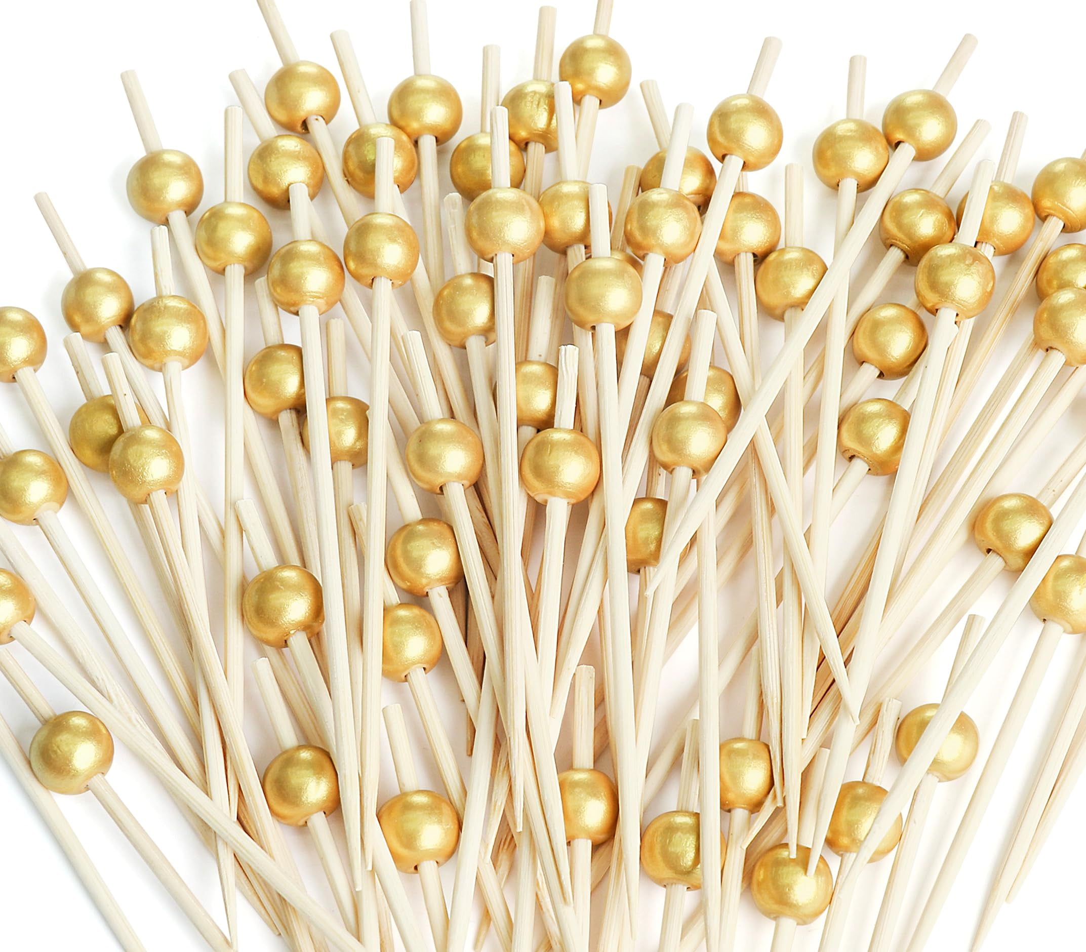 200PCS Fancy Cocktail Toothpicks, Bamboo Skewers for Drinks Appetizers ...