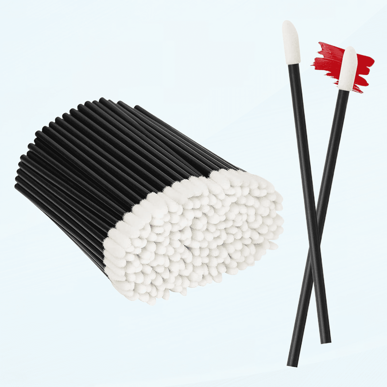 200PCS Lip Applicators Disposable - Lint Free Lip Brush Lipstick ...
