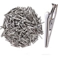 200PCS Metal Alligator Clips, 35mm Nickel Plated Crocodile Clamps ...