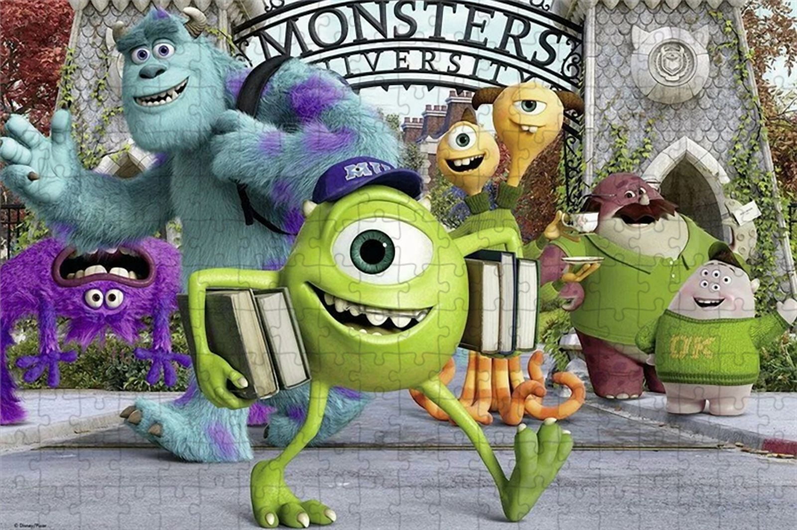 200PCS Monsters Inc Unique Wooden Puzzles Colorful Monsters Inc igsaw ...