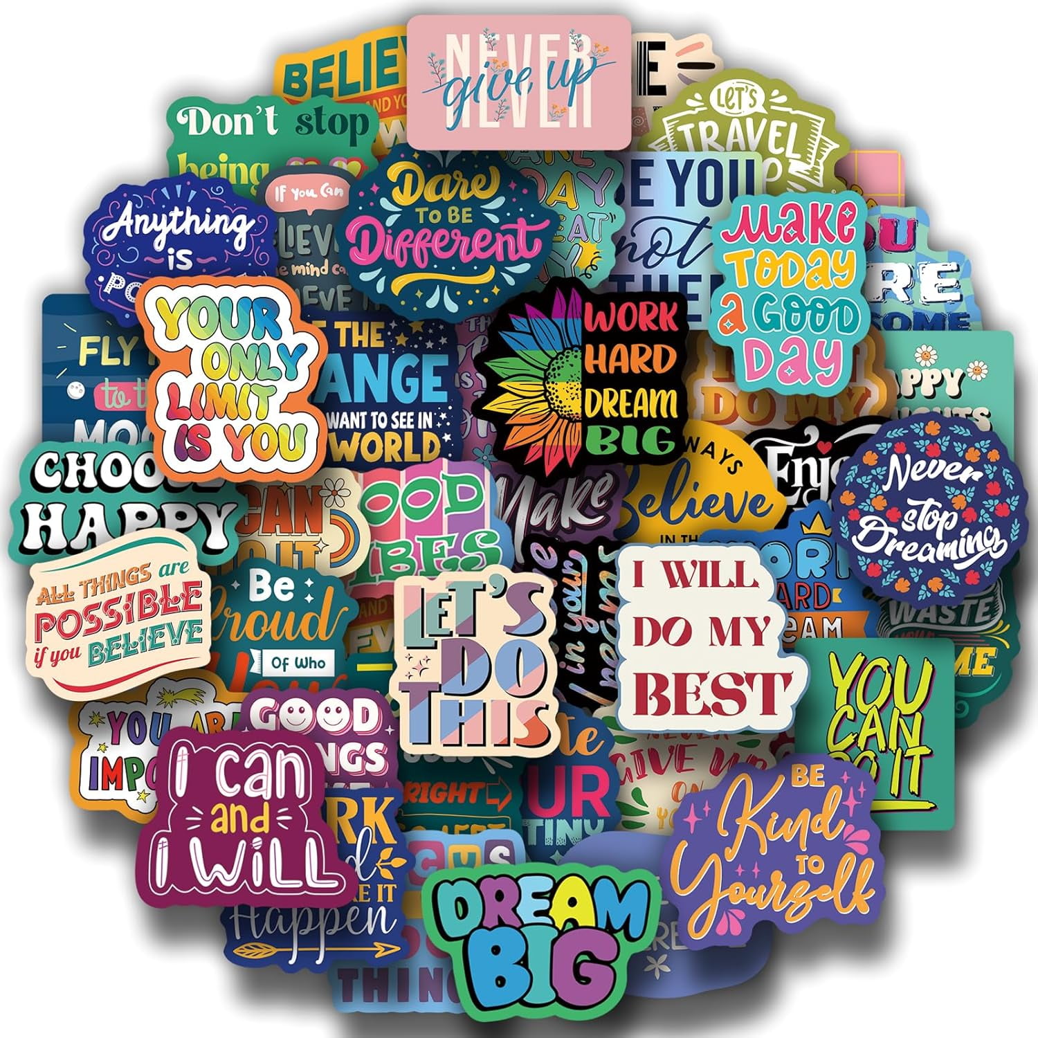 200PCS Motivational Stickers, Inspirational Positive Affirmation ...