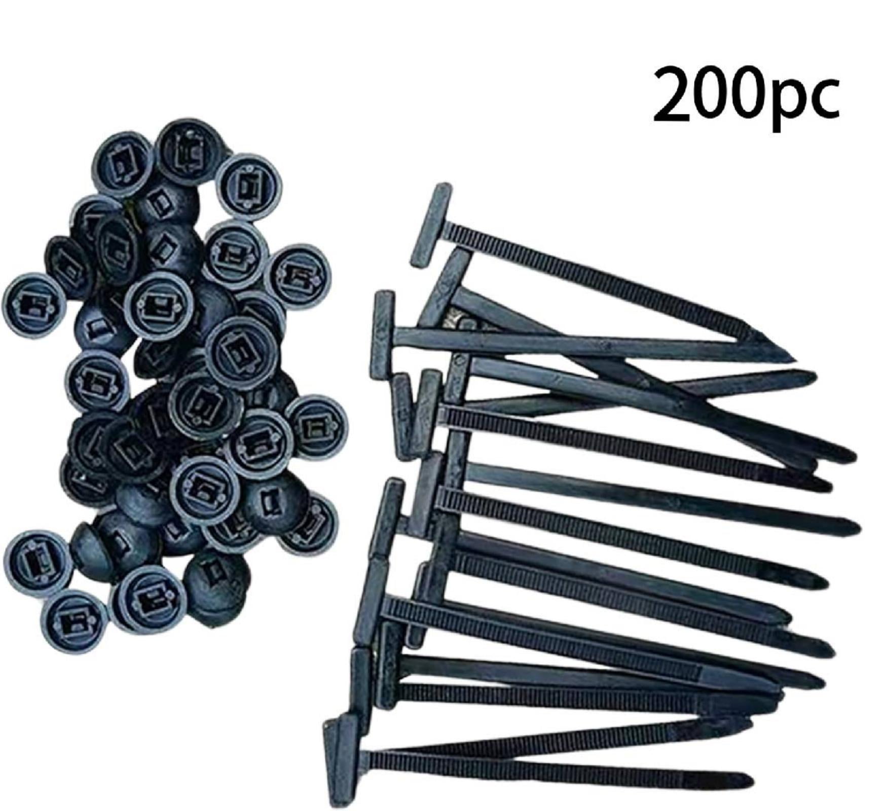 200PCS Nylon Universal Cable Tie Buckle – Heavy Duty Self-Locking Zip ...