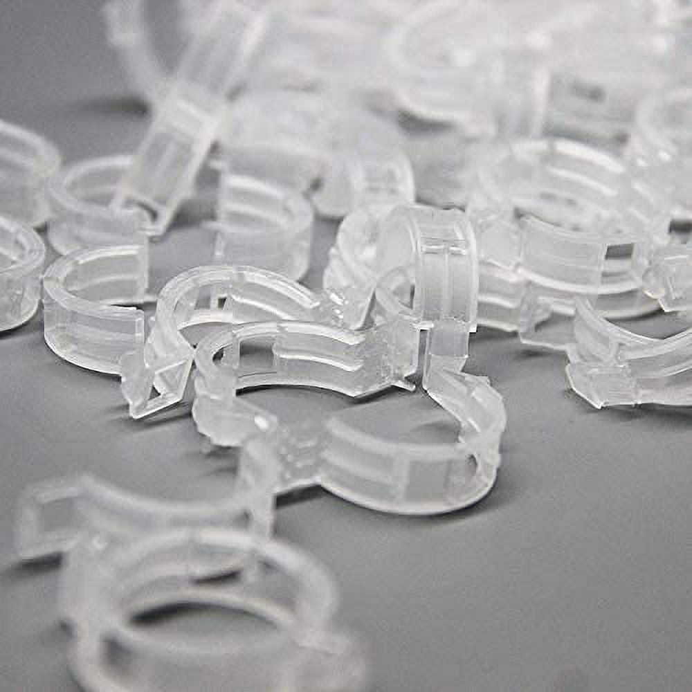 200PCS Plant Support Garden Clips Greenhouse Trellis Clips for Flower ...