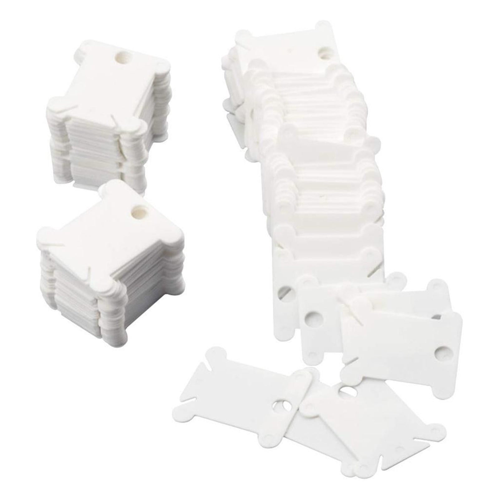 200PCS Plastic Embroidery Thread Spools - Sewing Stitch Storage Winding ...