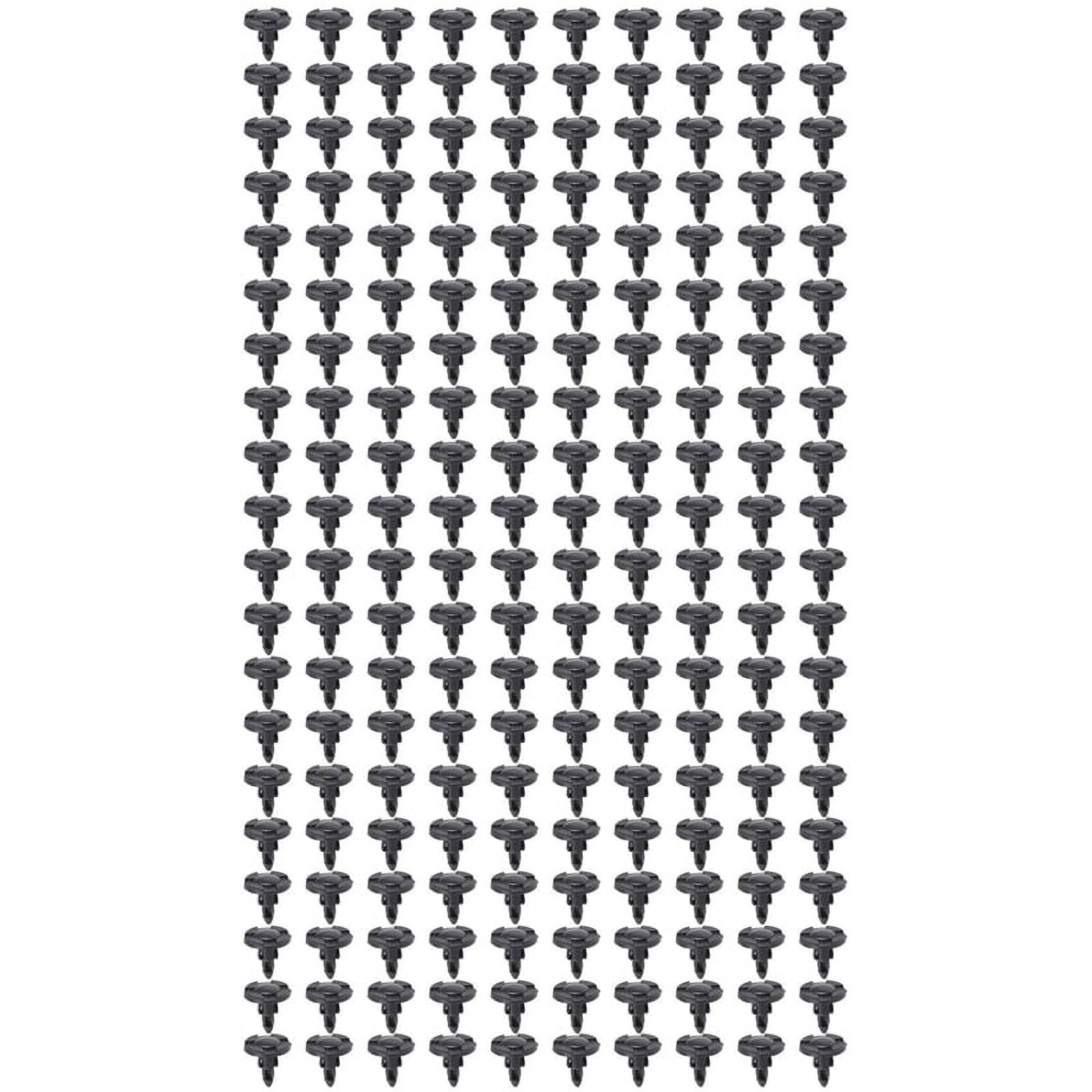 200PCS Push Type Retainer Clips 8mm Liner for Trim Rivet Body Fasteners ...