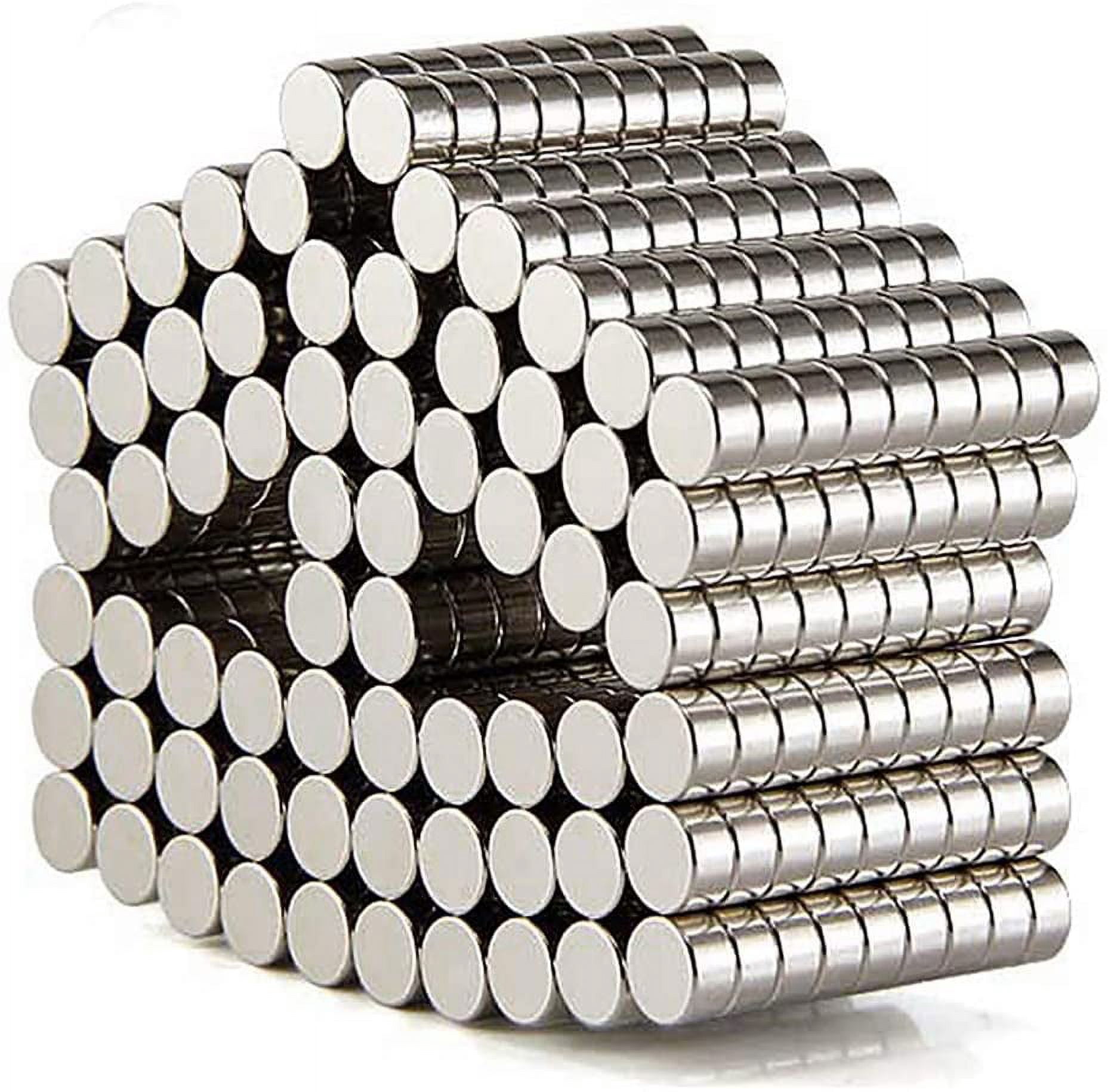 200PCS Refrigerator Magnets Premium Brushed Nickel Fridge, Office ...