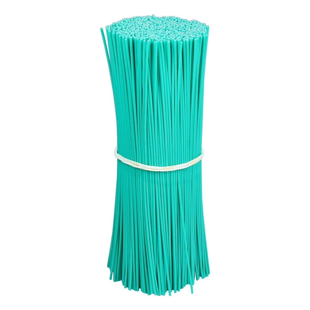 200PCS Round Gardening Plastic Colorful Twist Ties with Iron Core ...
