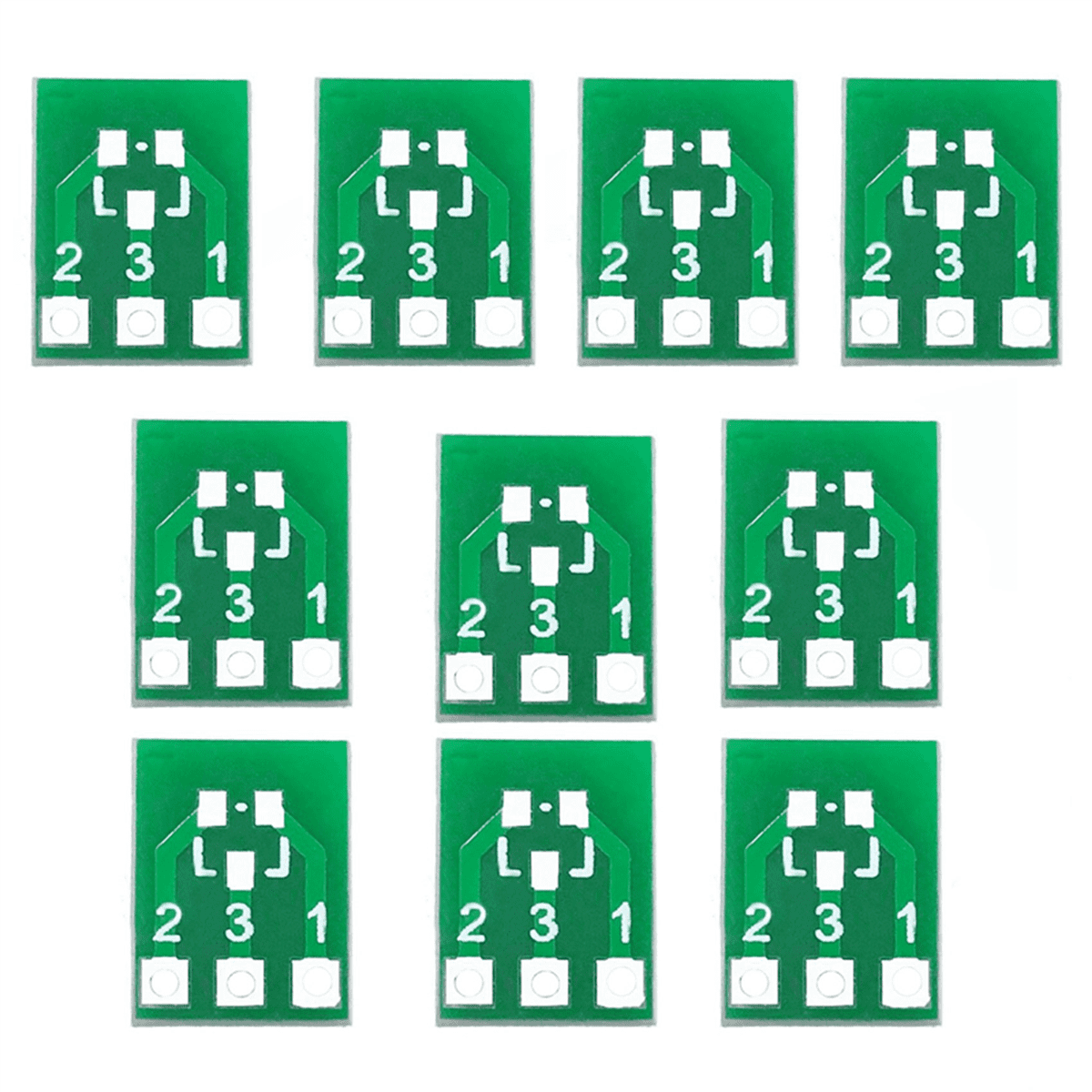 200PCS SOT23 SOT23-3 Turn SIP3 Double-Side SMD Turn to DIP Adapter ...