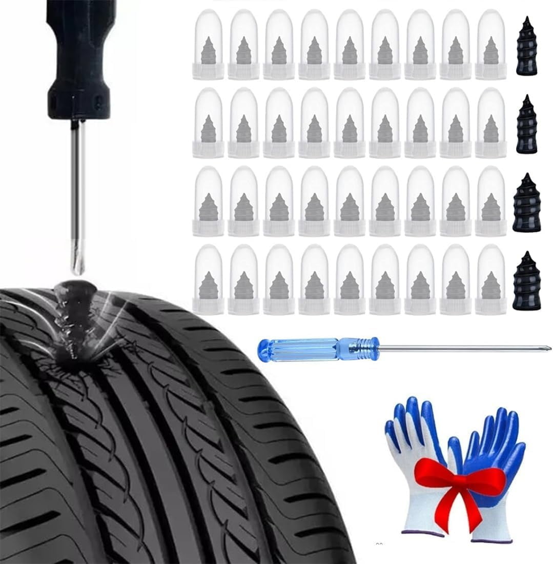 200PCS Screw Plugs for Tires, Fast Self-Service Tire Repair Tools, Flat ...
