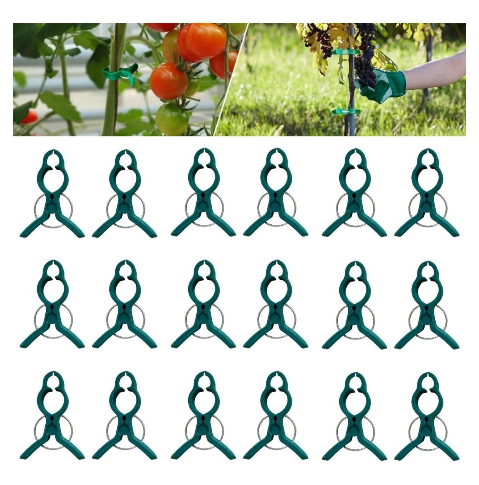 200PCS Secured Plastic Plant Clips, Plant Support Clips Plant Clips for ...