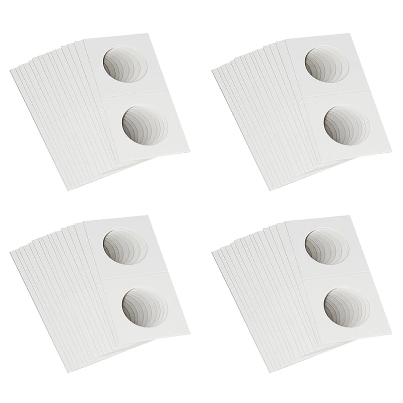 200PCS Square Cardboard Coin Holders Supplies Coin Album Collection ...