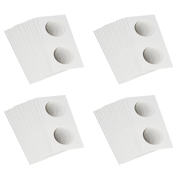 200PCS Square Cardboard Coin Holders Supplies Coin Album Collection ...