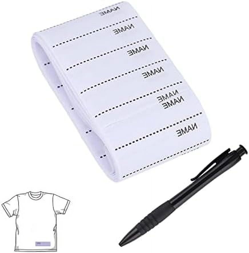 200PCS Woven Labels Writable Iron-on Clothing Labels Washable ...
