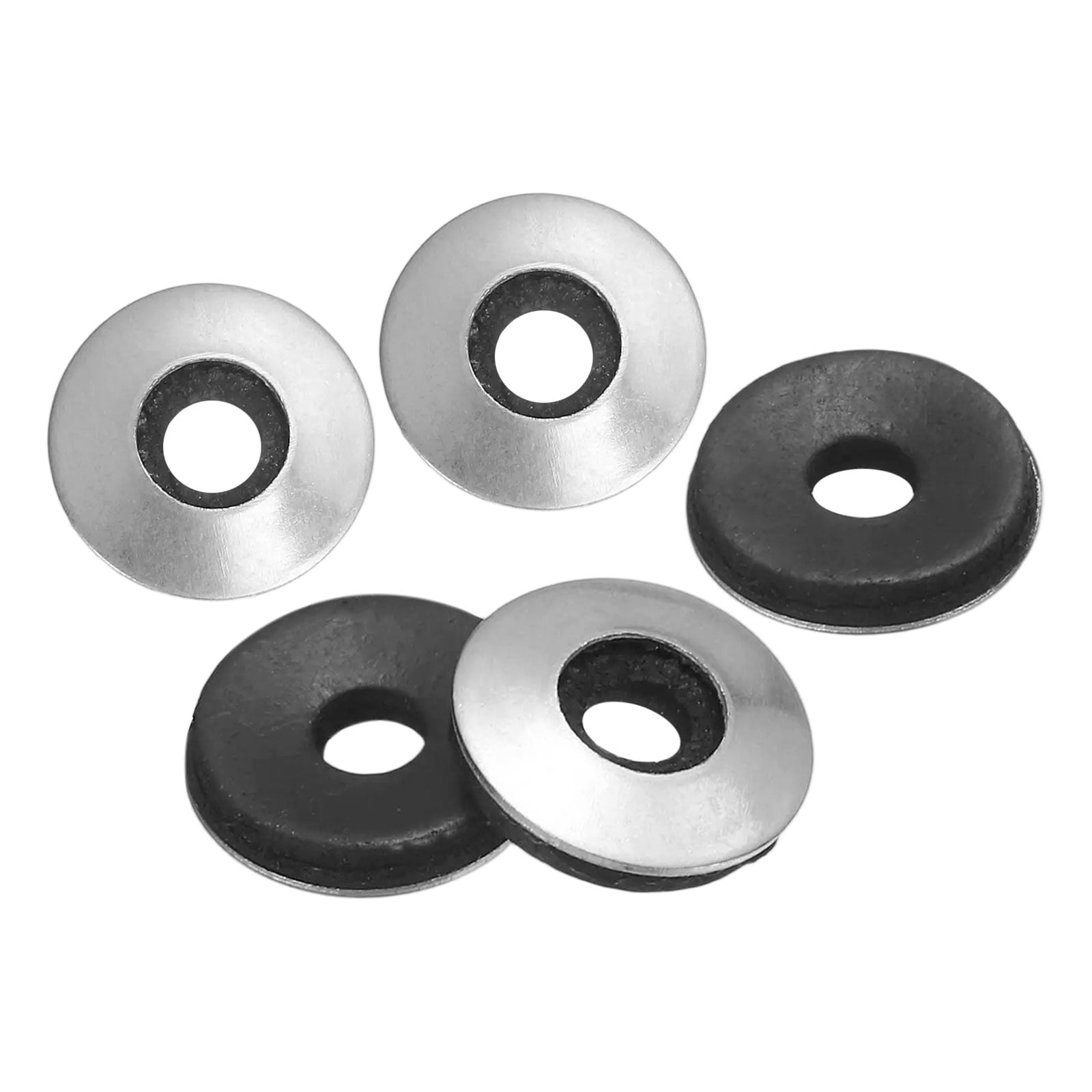 200Pack 3/16" x 1/2" Sealing Washers, 304 Stainless Steel EPDM Bonded ...