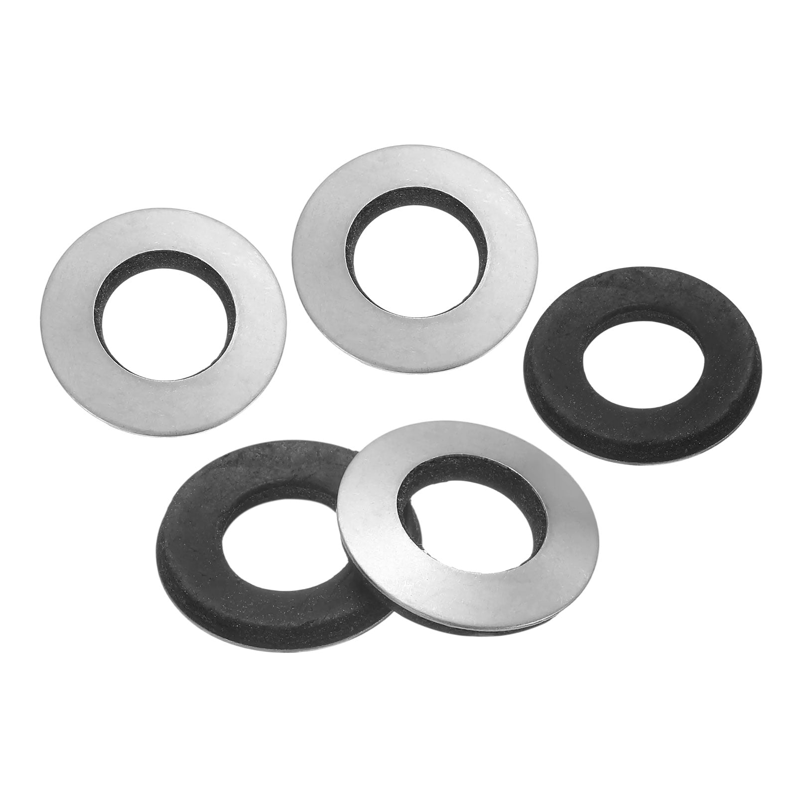 200Pack 3/8" x 13/16" Sealing Washers, 304 Stainless Steel EPDM Bonded ...