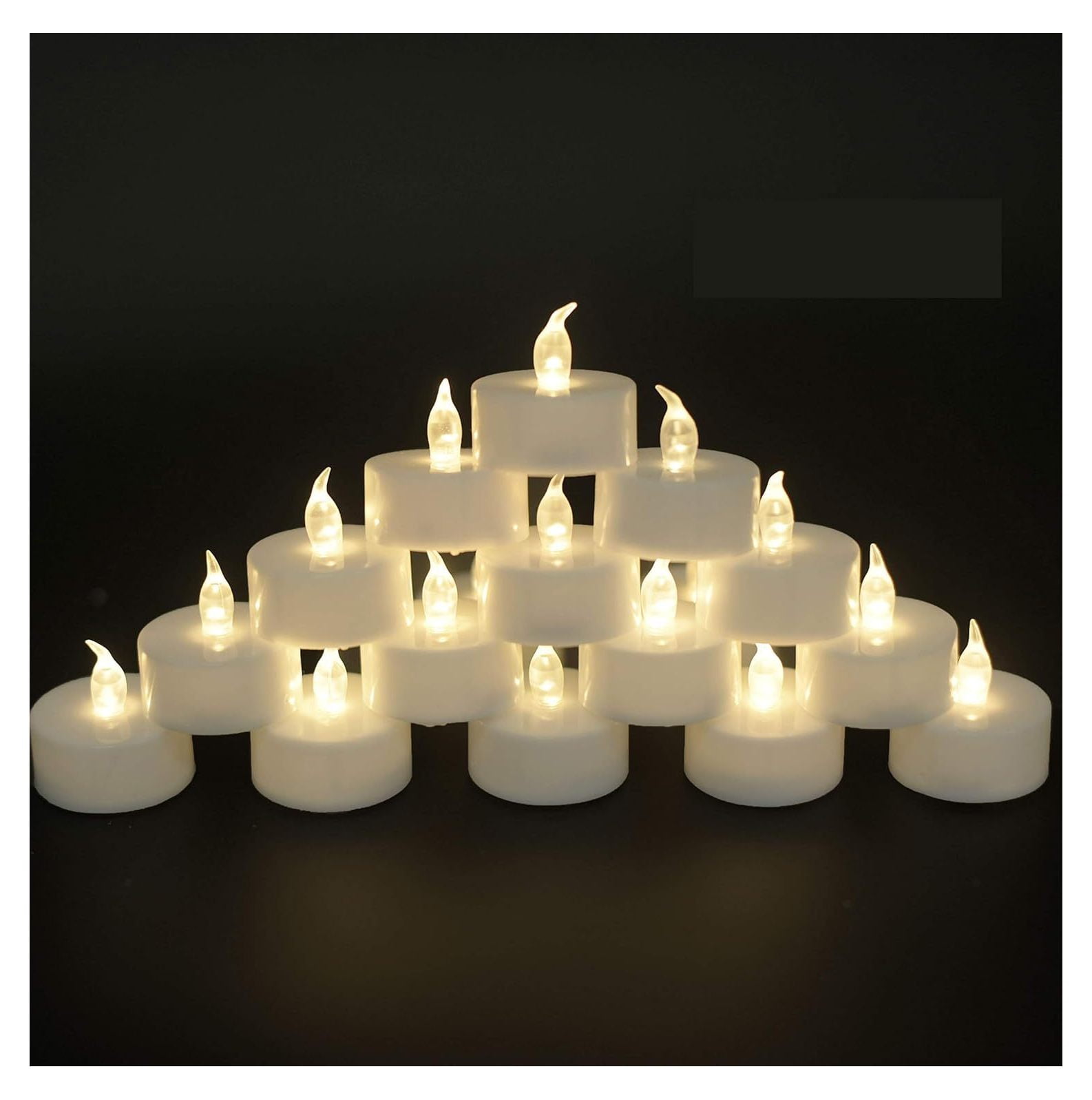 200Pack Battery Tea Lights Candles - LED Tea Lights Realistic Bright ...