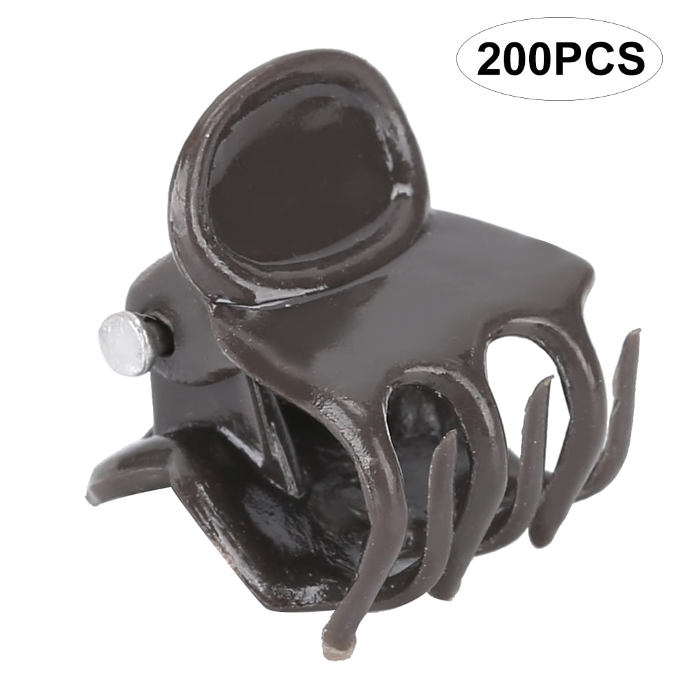 200Pcs 1.5cm Plastic Plant Clip Flower Stem Support Fixing Clamp Clips ...