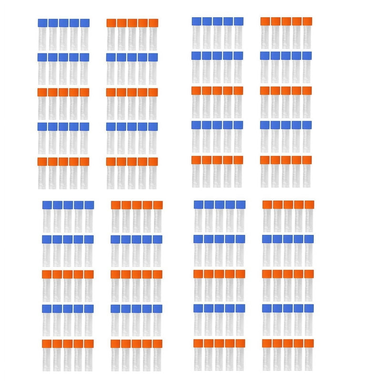 200Pcs 1.8ml Plastic Graduated 0.063oz Cryovial Tube Sample Pipe with ...
