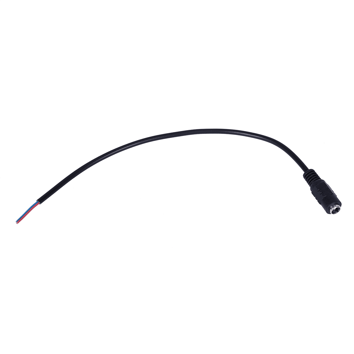 200Pcs 12V DC Power Plug Female Jack Plug Connector Cable 5.5X2.1mm ...