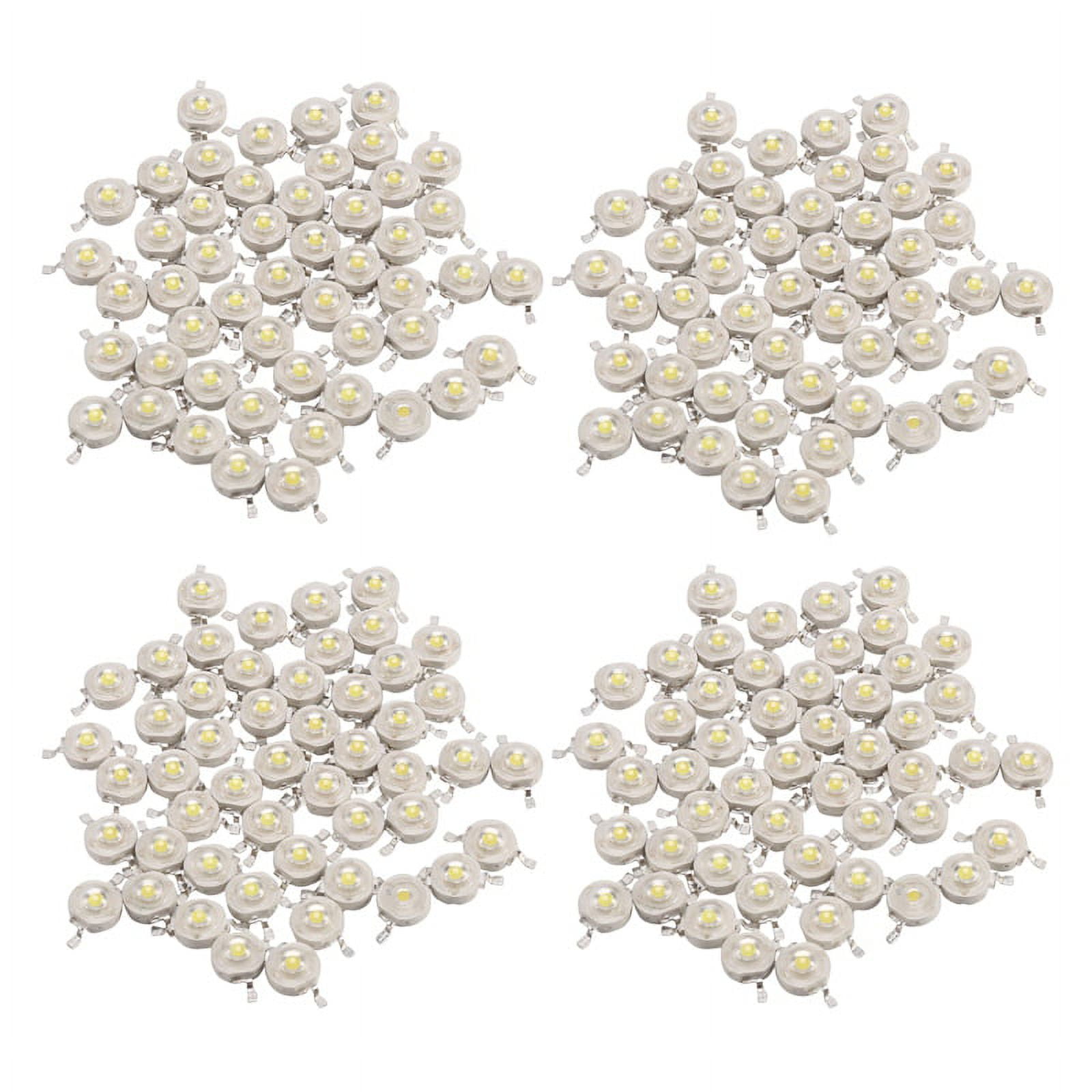 200Pcs 1W Diode High Power Cool White Led Beads 1 Watt Lamp Chip 3V-3 ...