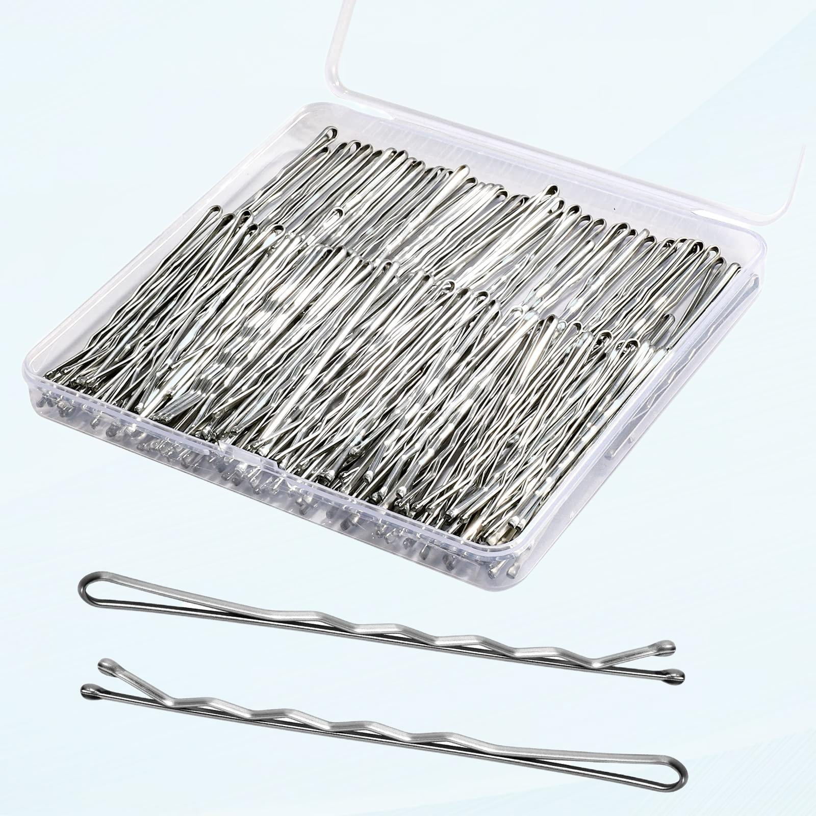200Pcs 2.75" Large Silver Bobby Pins, Silver Jumbo Bobby Hair Pins ...