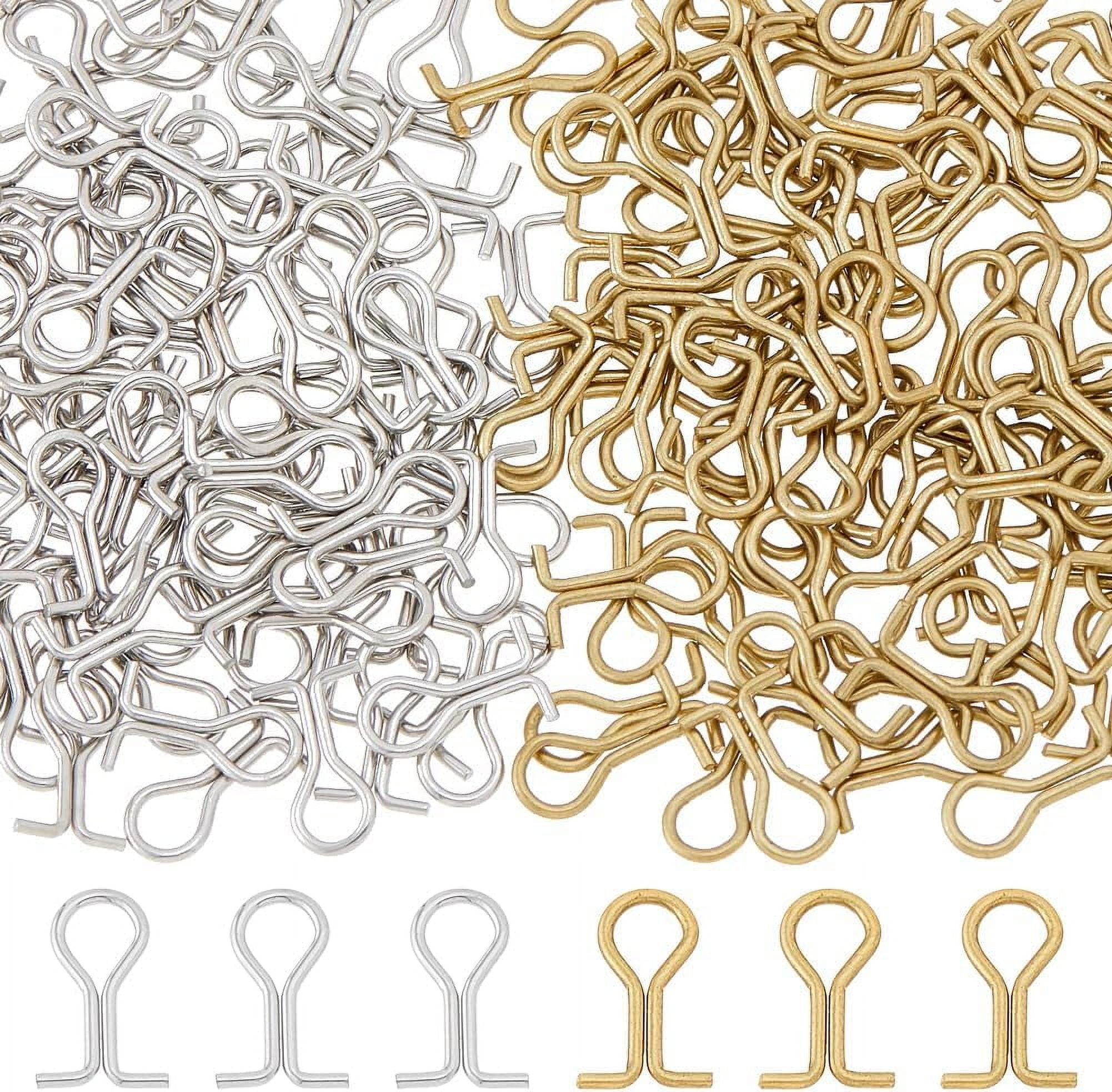 200Pcs 2 Colors Fishing Sinker Eyes Eyelet Brass Sinker Eyes Eyelets ...