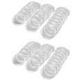 200Pcs 21mm Round Clear Plastic Coin Holder Capsules Box Storage Clear ...